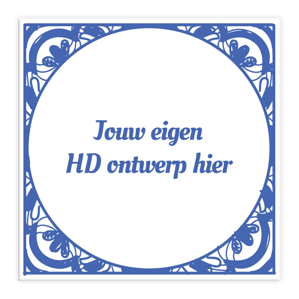 Tegeltje bestellen? Bedrukken met foto of tekst bij Tegeltjesfabriek