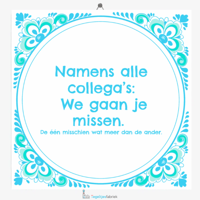 Inspiratie voor tekst voor op een tegeltje - Tegeltjesfabriek