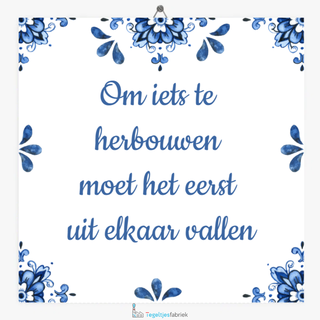 Inspiratie voor tekst voor op een tegeltje - Tegeltjesfabriek